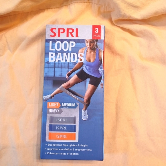 Other | Spri Resistance Exercise Strength Loop Bands 3 Pack Kit | Poshmark